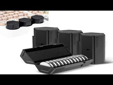 2/4 Pack CR2032 Battery Case Coin Cell Battery Holder Storage for 48x CR2032/CR2025/CR2016 Butt