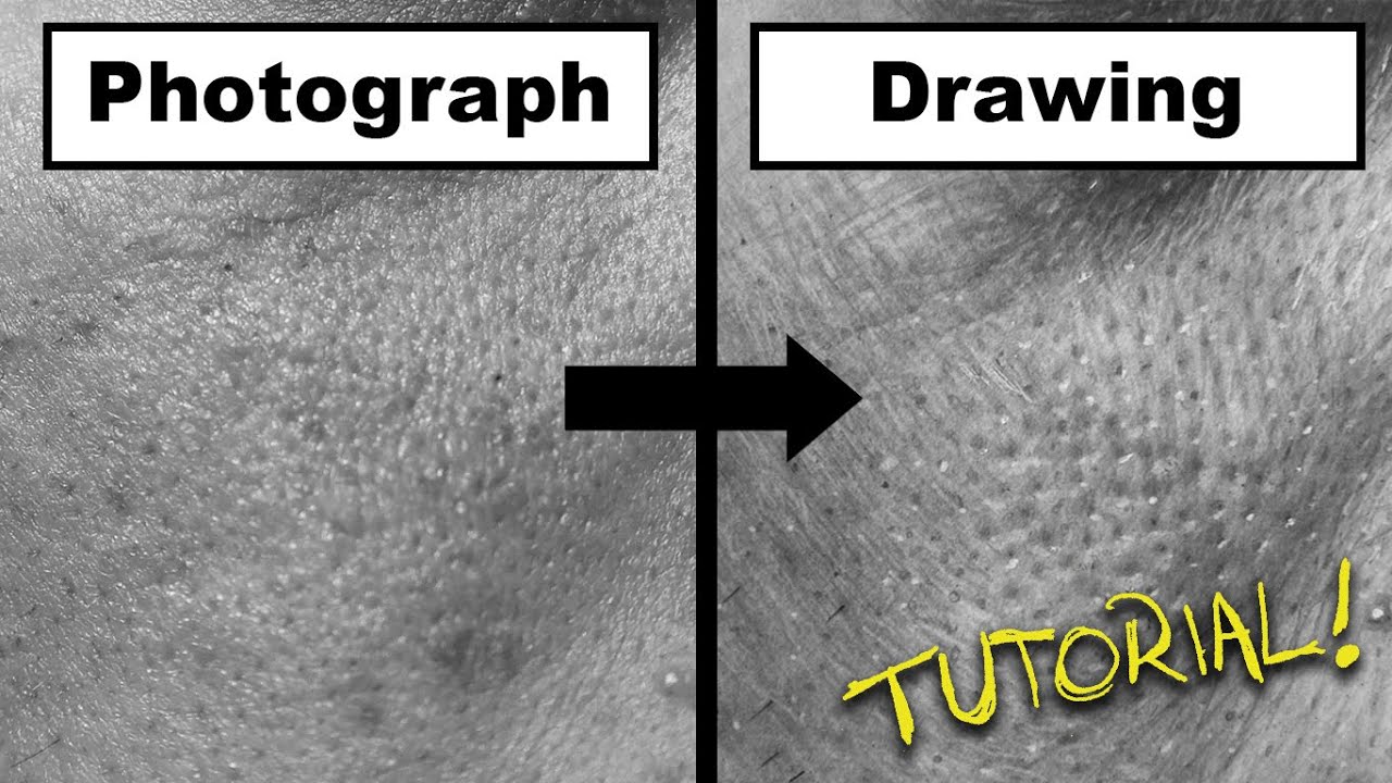 How to Draw Hyper Realistic Facial Skin! EASY Step-by-Step