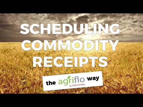 Agriflo - Booking Commodity Receipts