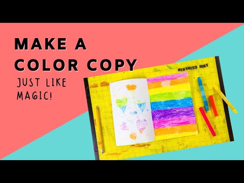How to Do Crayon Transfer Art | A Great Low-Mess Activity for Kids