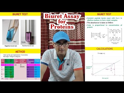 Biuret Test for Proteins | Protein assay | Estimation of Protein | Dr. Nagendra Singh | PENS#38
