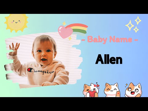 Allen - Boy Name Meaning, Rock, 2023