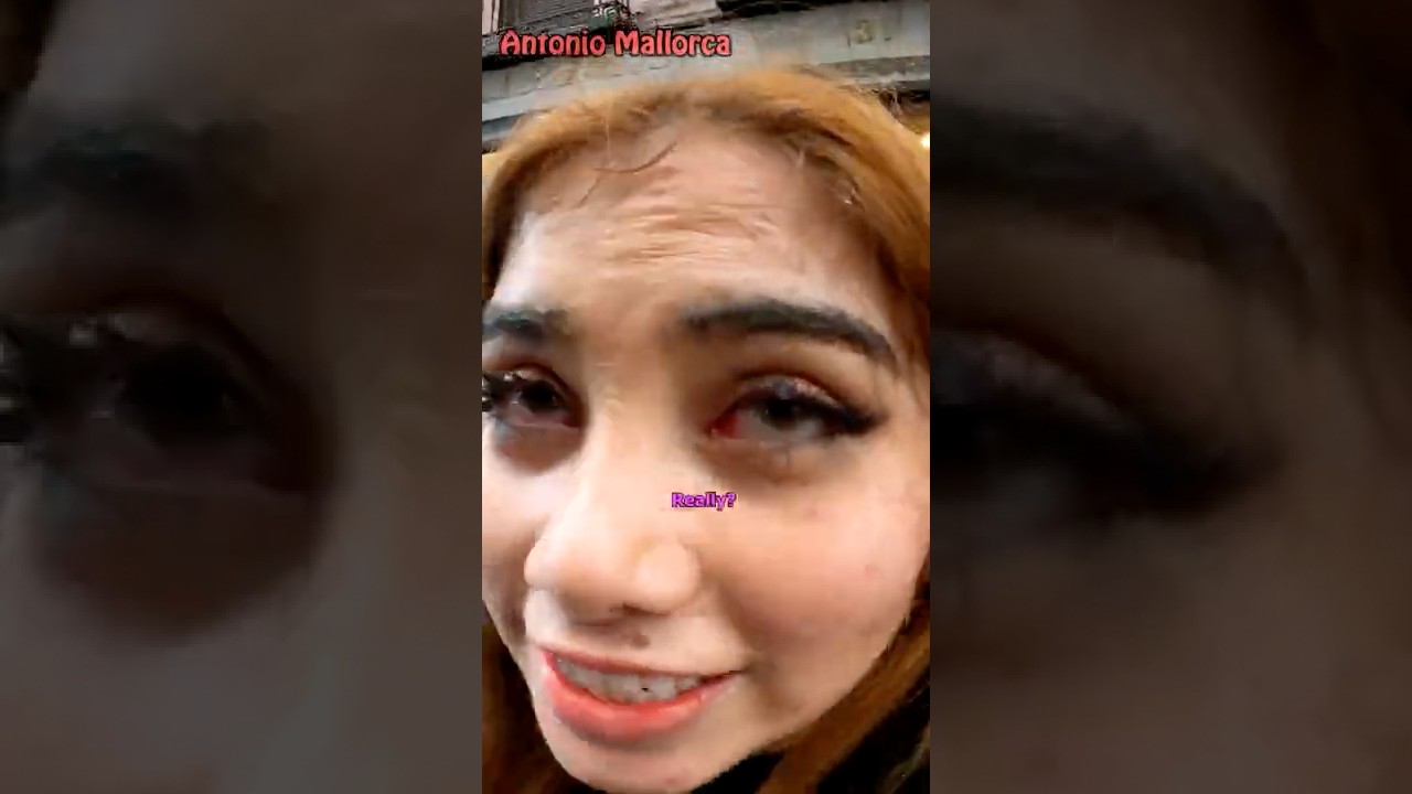Cumwalk With Cute Latina In Madrid #shorts
