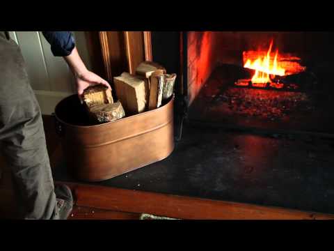 Galvanized Steel Oval Firewood Tubs SKU#11694 - Plow & Hearth