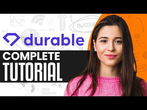 Durable AI Website Builder Tutorial 2025 | How To Make A Website Using Durable AI