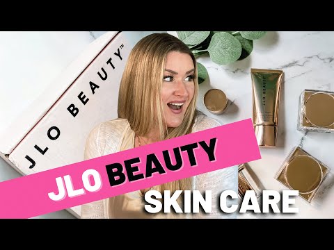 🌸 JLO BEAUTY REVIEW Skincare Routine Unboxing for JENNIFER LOPEZ FACE SKIN CARE!! Glow Up Twins