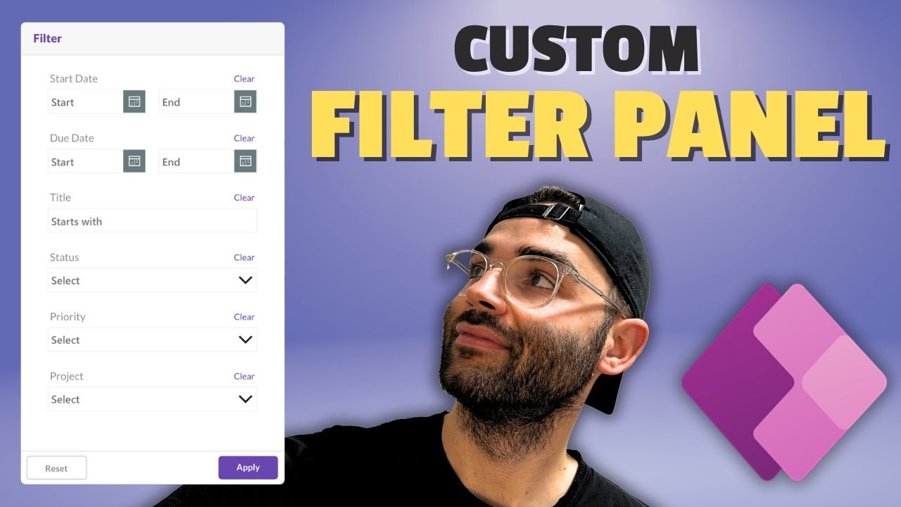 Creating a Custom Filter Panel in Power Apps