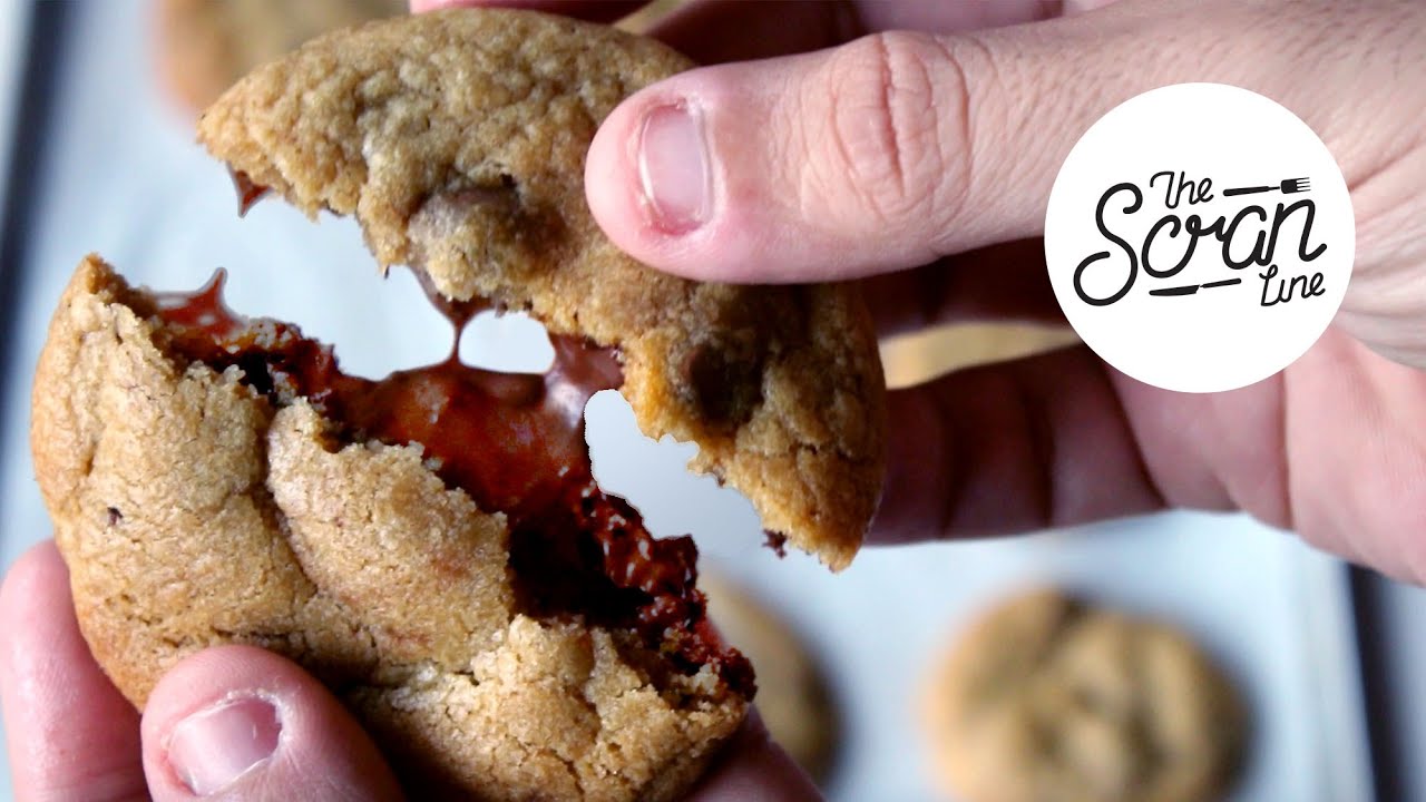 NUTELLA STUFFED CHOCOLATE CHIP COOKIES - The Scran Line