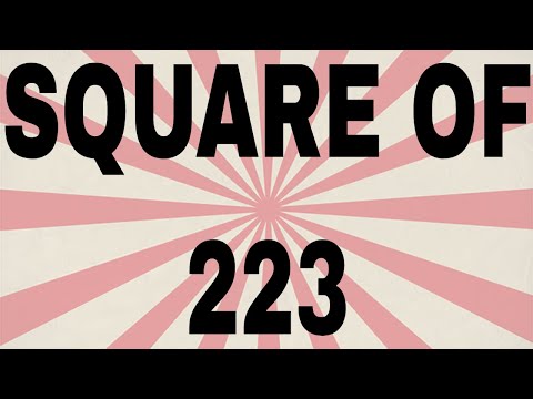 SQUARE OF 223