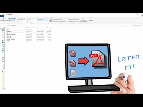 mehrere PDF-Dateien (und Dokumente) zu einer PDF-Datei zusammenfügen (mit pdf24)