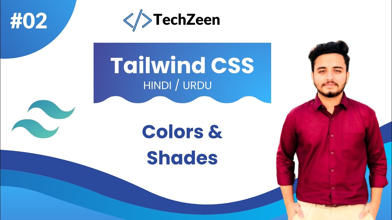 Tailwind CSS Tutorial #02: Text and Background Colors with shades | #2024 #tailwindcss