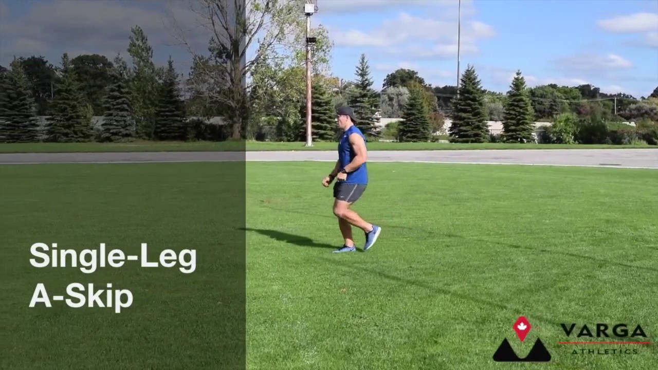 Single-Leg A-Skip