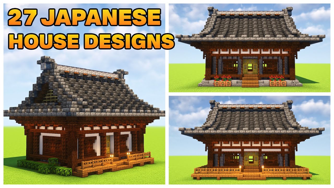 27 Japanese House Designs | Minecraft Tutorial - Minecraft Builders