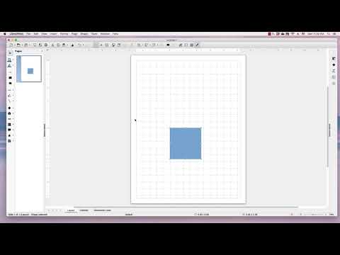 LibreOffice Draw: Moving the 0 intersection point on a canvas