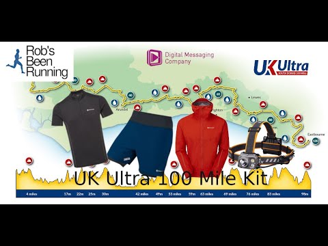 UK Ultra 100 Mile Race Kit