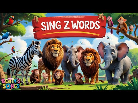 Zesty Z! 🎵🦓 SING and LEARN 'Z' Words with these FUN Kids Songs!
