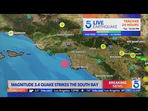 Magnitude 3.4 quake rattles coastal L.A.