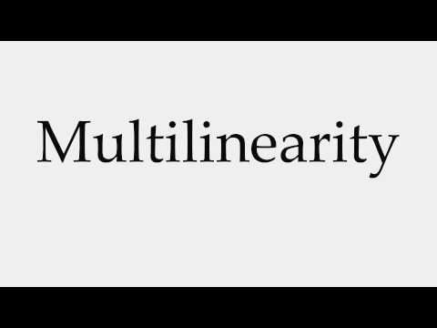 How to Pronounce Multilinearity