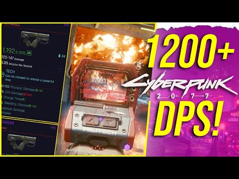 Cyberpunk 2077's INSANE 1200+ DPS Tech Revolver & How To Get It! (Epic DR12 Quasar!)