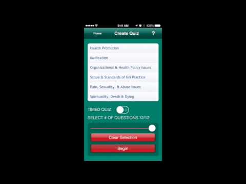 Introducing the Gerontological Nurse Certification Q & A Review App!