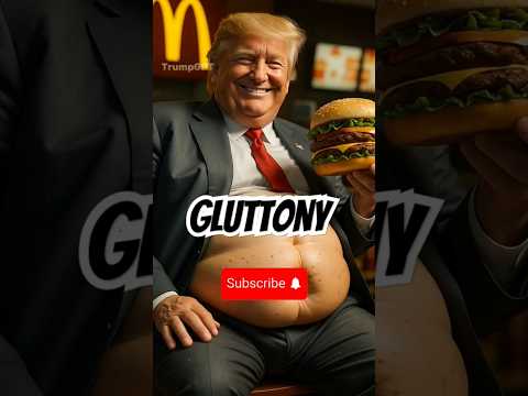 Trump Devours Giant Burger at McDonald's 😂 #shorts #usa #trump #russia #ukraine
