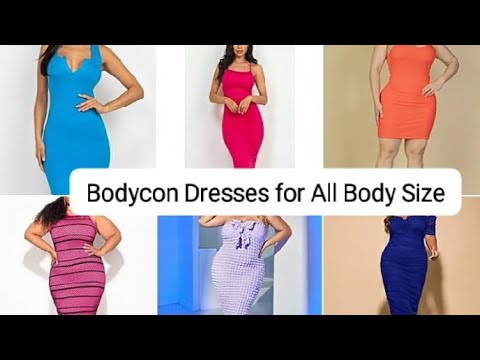 Bodycon Dress for All Body Size.