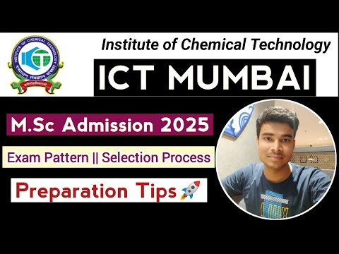 ICT MUMBAI Admission 2025 || Exam Pattern || Syllabus || Preparation Tips || Safe Score ☑️