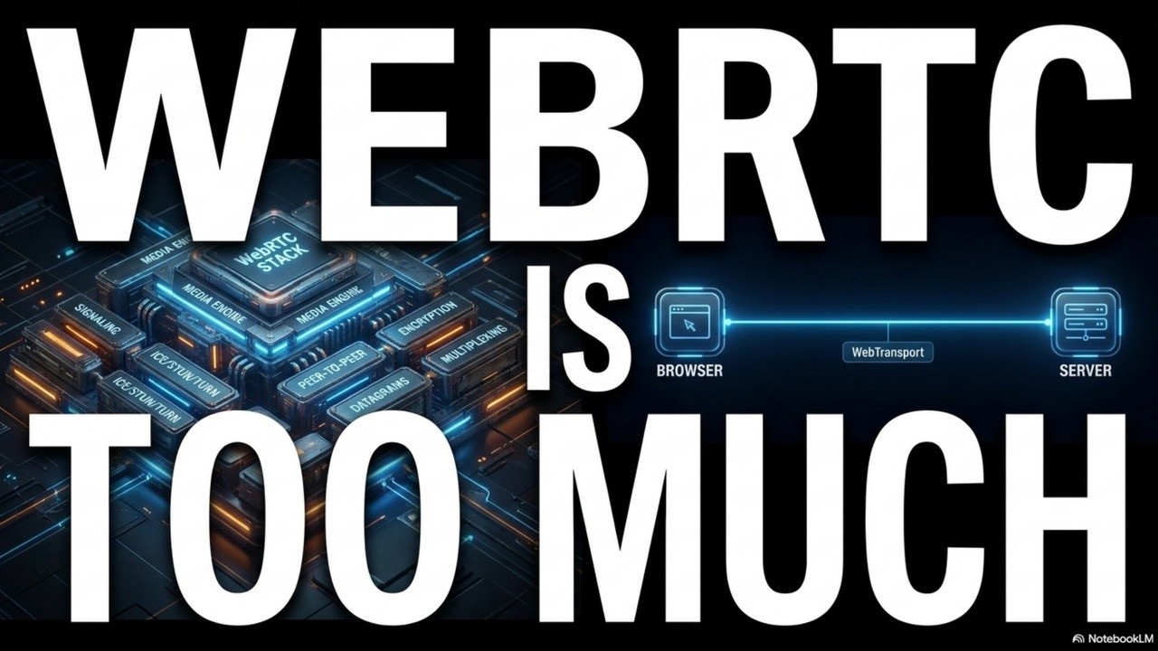 WebTransport: Why WebSockets Break for Live Video