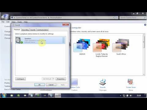 Windows 7 Tips : How to Enable or Disable High definition audio device (Speaker)