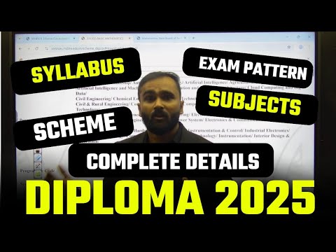 Diploma 2025 New Syllabus Complete Detail | K Scheme | MSBTE | Pradeep Giri Sir