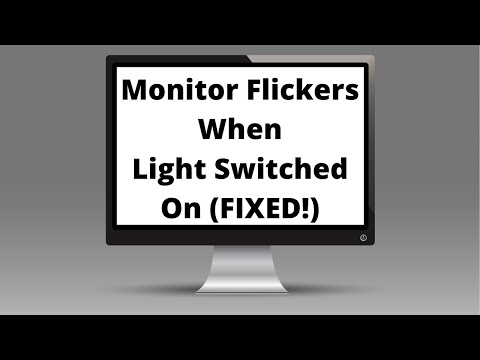 Monitor Turns Off When Light Switched On-Fixed!