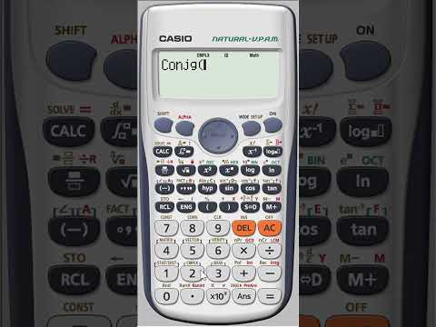 How to find Conjugate of complex Number by Calculator
