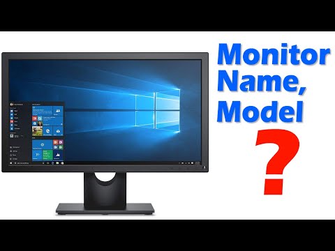 How To Check Monitor Model - Windows 10 - Techgyan