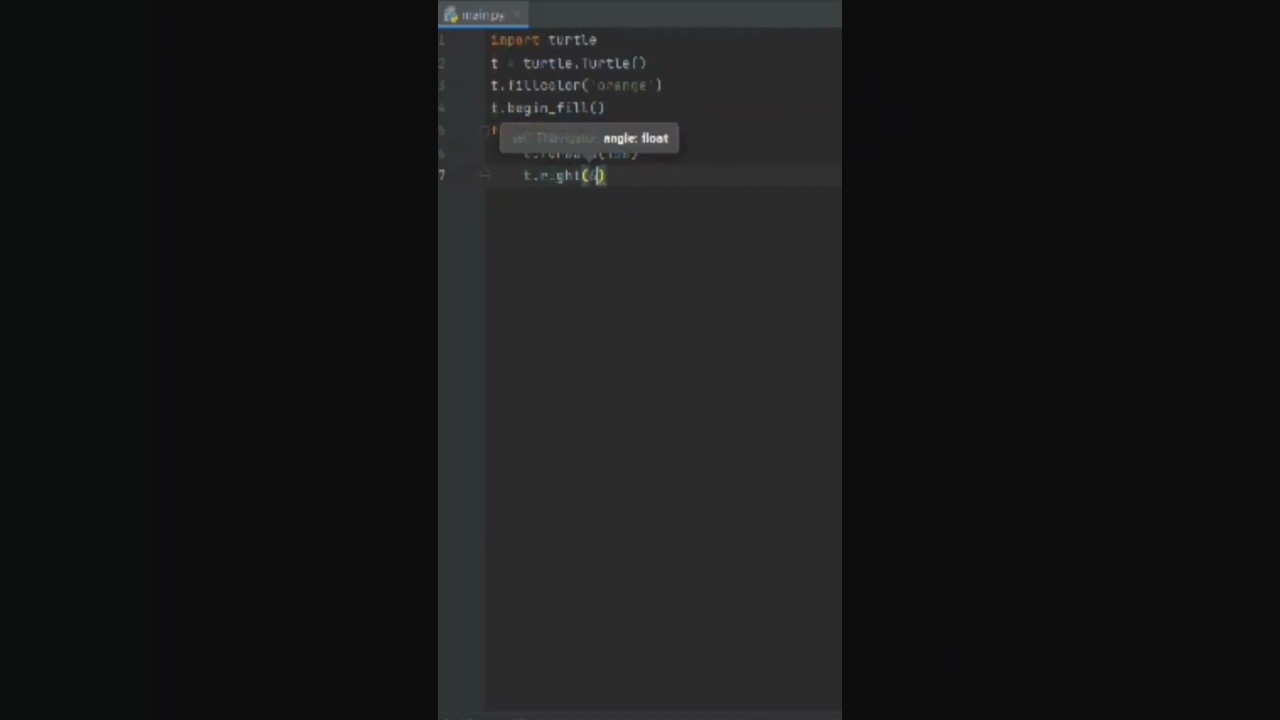 Python turtle Hexagon Design #python #shorts #coding