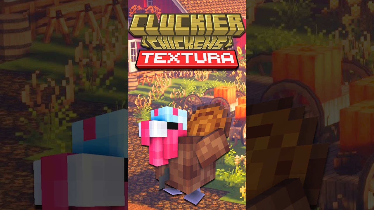 Minecraft 1.20.6: The new chickens of Minecraft!!! - Cluckier Chickens TEXTURE [JAVA/BEDROCK]