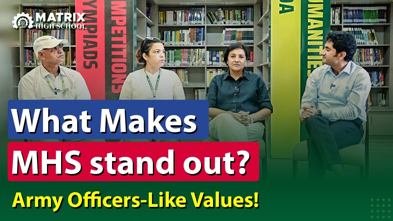 What makes Matrix High School stand out? Army Officers-Like Values! #BestSchoolInSikar  #Education