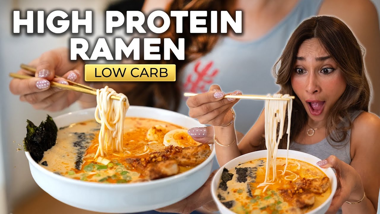Zero Carb Noodles! Homemade Creamy Chicken Ramen