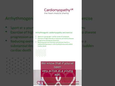 Arrhythmogenic cardiomyopathy and exercise