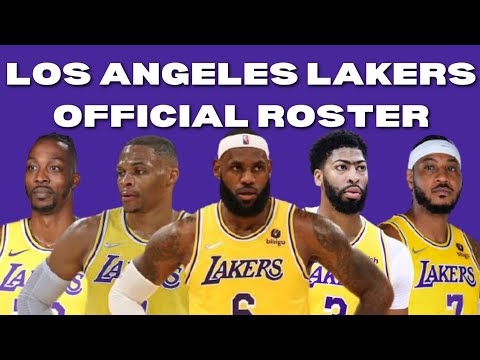 Los Angeles Lakers Roster 2021-2022 NBA Season