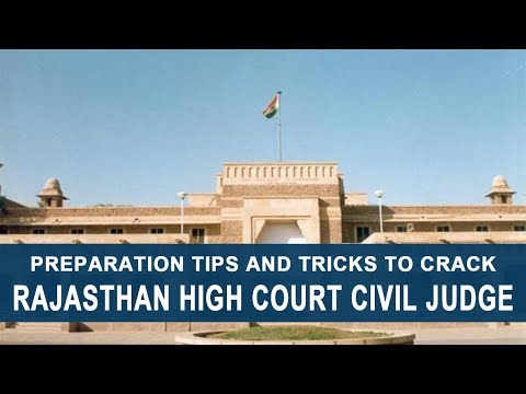 Preparation Tips and Tricks to Crack Rajasthan High Court Civil Judge
