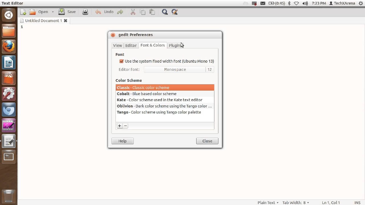Tutorial: Configure gedit on Ubuntu Linux