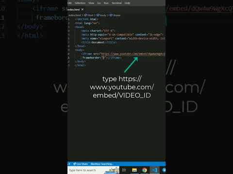 iframe Tag in Html: Display Youtube Videos on The Browser (With a Surprise ????)