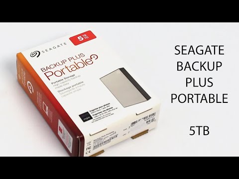 Seagate Hard Drive Backup Plus 5 TB External Hard Drive Portable HDD - Silver USB 3.0 (STHP5000401)