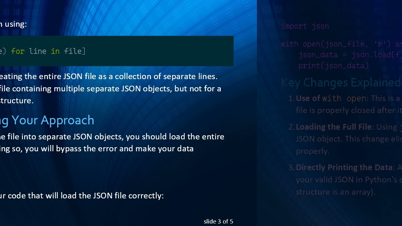 Solving the json.decoder.JSONDecodeError in Python When Loading JSON Files