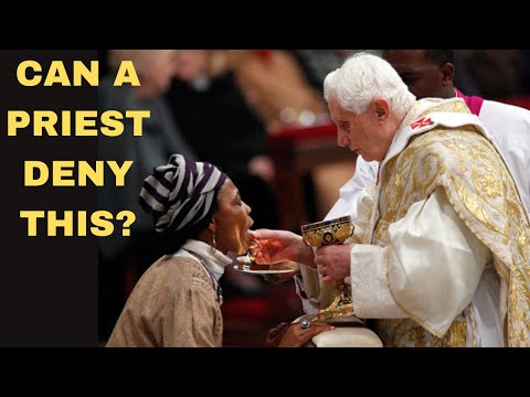 Can a Priest DENY COMMUNION to Someone Who Kneels? | Ask Me Anything