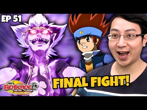 RYUGA VS GINGKA WAS INSANE!! | FIRST TIME WATCHING Beyblade Metal Fusion Episode 51 Reaction