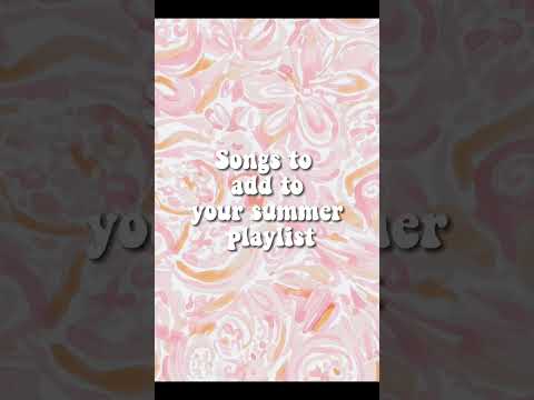 Songs to add to your summer playlist! ||pt1|| #preppy #shortsyoutube #aesthetic #summer #fypシ
