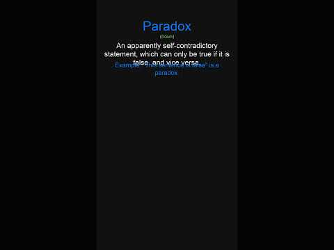 Paradox - Word of the Day | Learn English Vocabulary