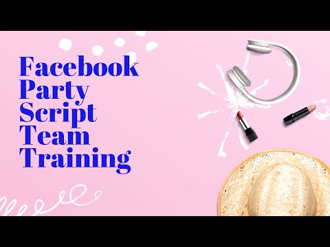 Mary Kay Facebook Party Script