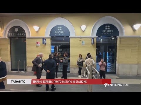 22 NOVEMBRE 2024 - TARANTO - BINARIO EXPRESS, PUNTO RISTORO IN STAZIONE